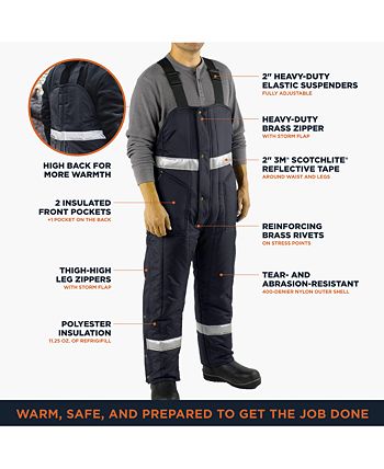 RefrigiWear Men's Iron-Tuff Enhanced Visibility Reflective Insulated ...
