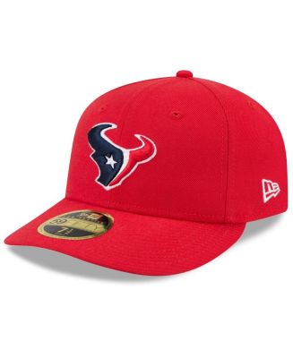 New Era Men's Red Houston Texans Omaha Low Profile 59FIFTY Fitted Hat ...