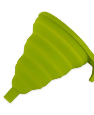 RSVP International Silicone 5.25" D Collapsible Green Funnel - Macy's