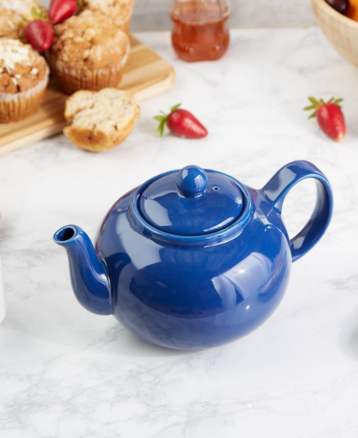 RSVP International Stoneware 42 Ounce Teapot - Macy's