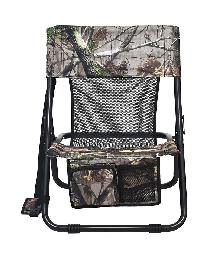 Costway Folding Hunting Chair Portable Outdoor Camping Woodland ...