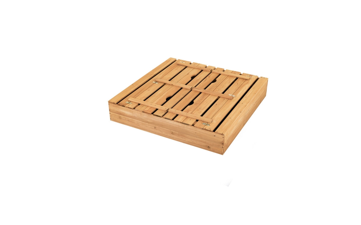 Click here for Slickblue Kids Wooden Sandbox with 2 Foldable Benc... prices
