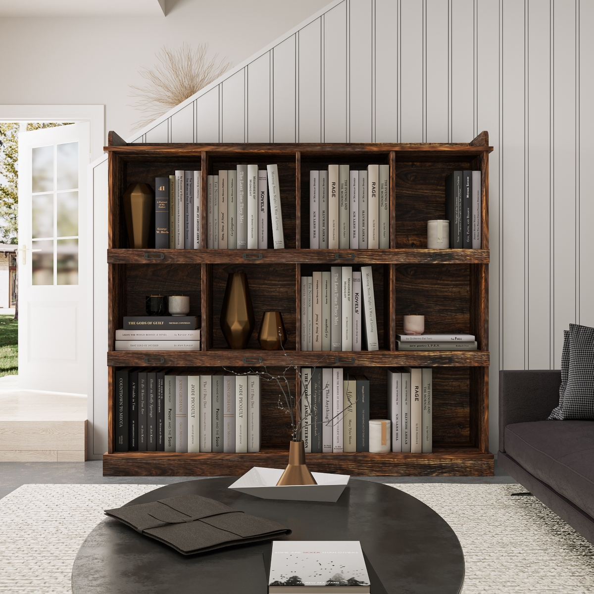 Click here for Streamdale 10-Shelf Bookcase - Espresso prices