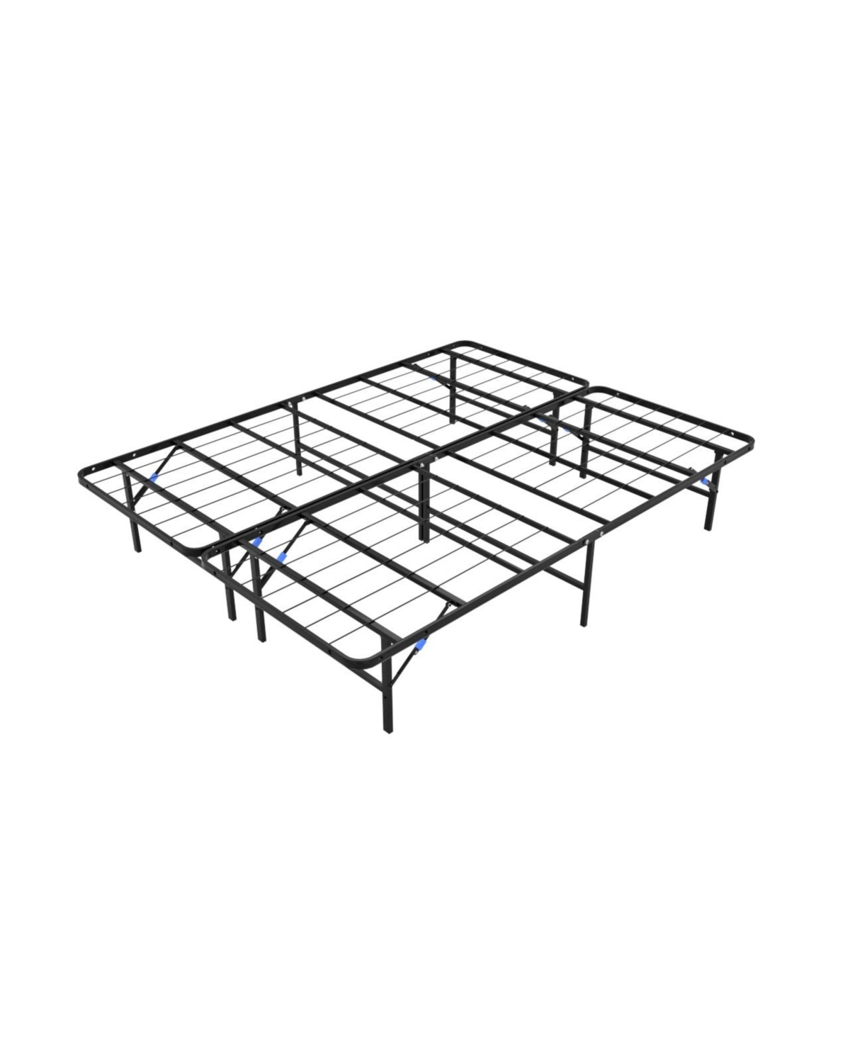 Click here for 14 Adjustable Foldable Steel Bed Frame - Queen - B... prices