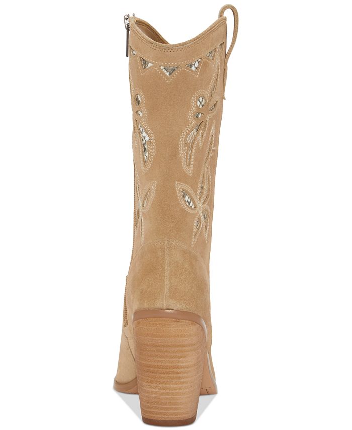 Vince Camuto Women's Alisah Mid-Calf Cowboy Boots - Macy's