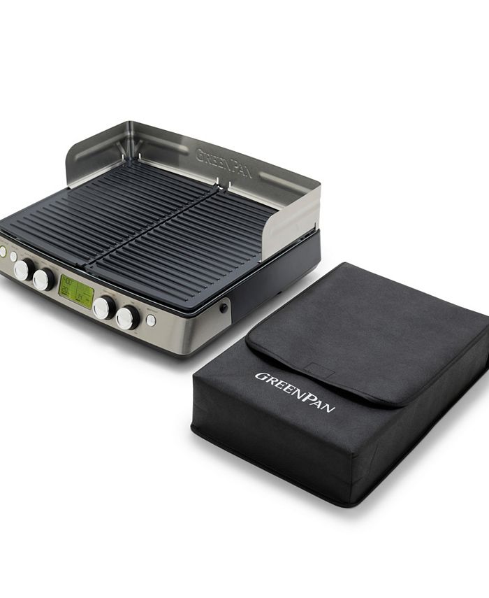 GreenPan Elite XL Smoke-Less Grill Griddle - Macy's