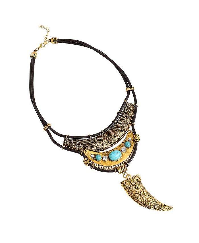 SOHI Women's Horn Statement Necklace - Macy's