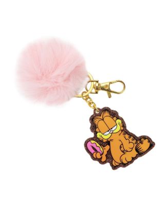 Garfield With Donut & Pom Wristlet Keychain - Macy's
