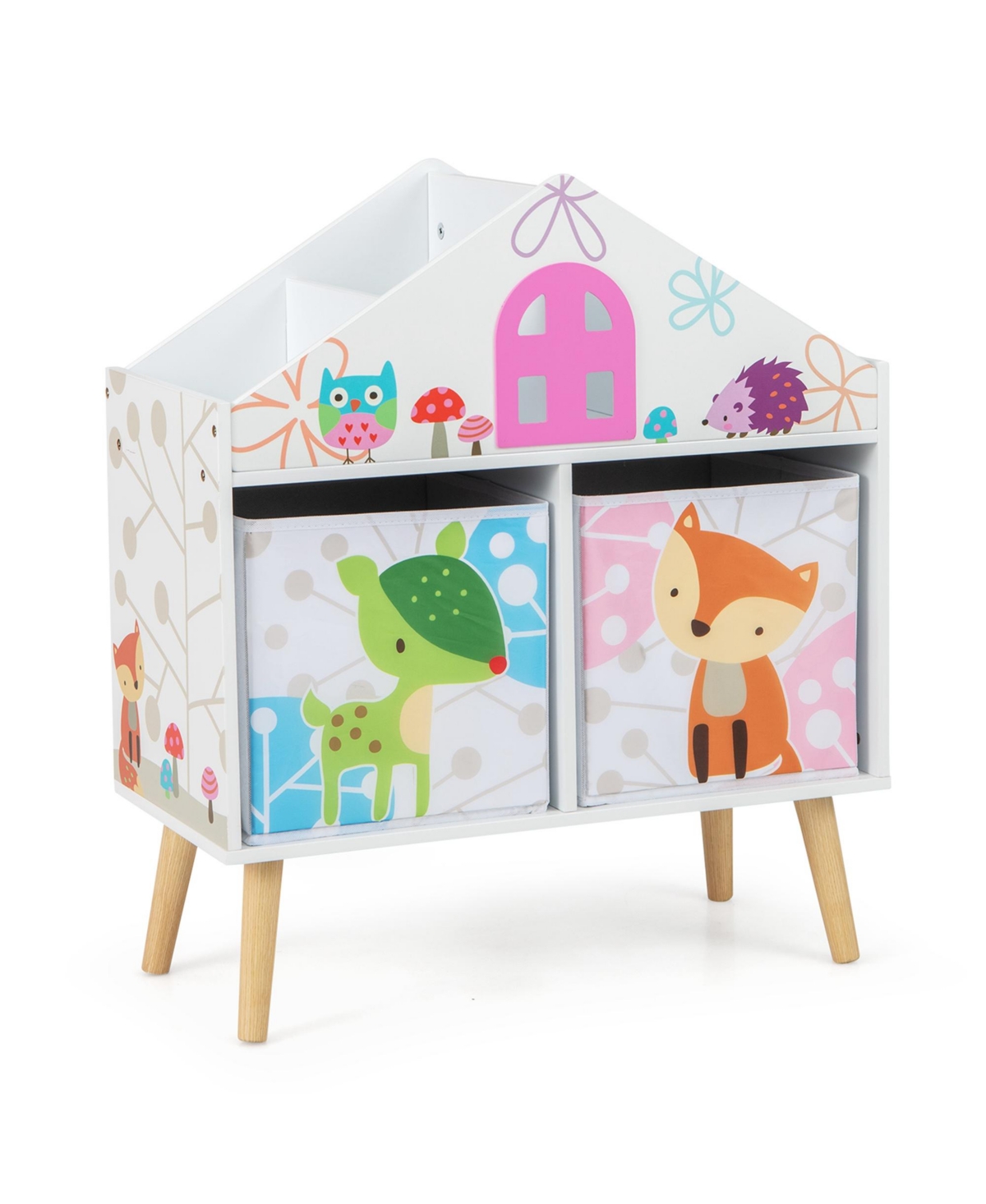 Click here for Kids Dollhouse Bookshelf Toddler Book & Toy Storag... prices