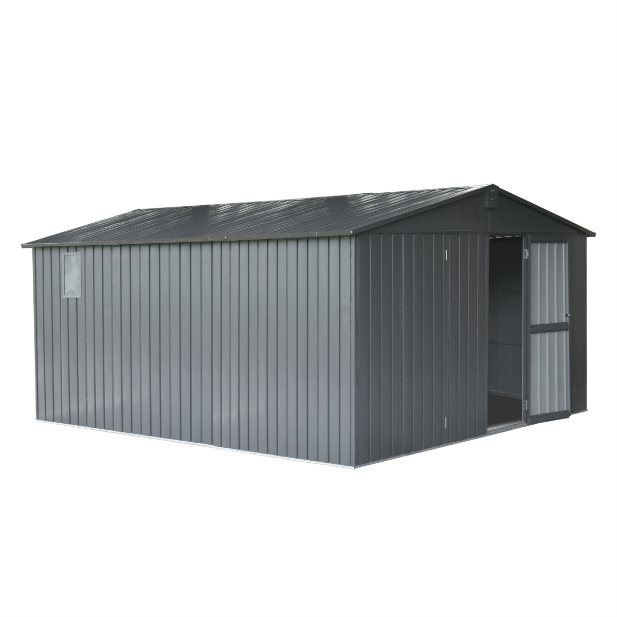 Click here for Streamdale Dark Gray 11x12.5 Steel Frame Shed with... prices