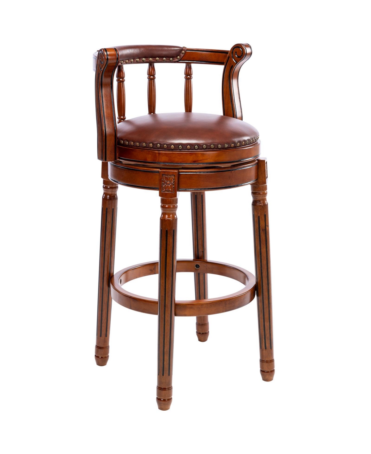 Click here for Streamdale Furniture 29.5" Brown Wooden Swive... prices