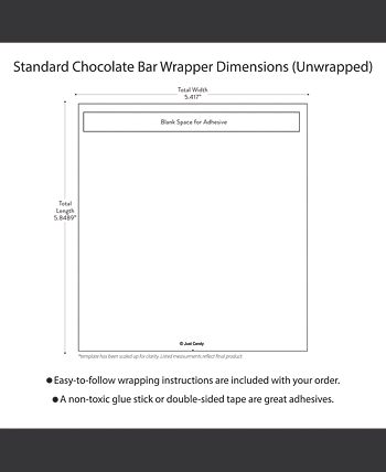 Just Candy 24ct 80th Birthday DIY Wrappers for Chocolate Bars by (24 ...