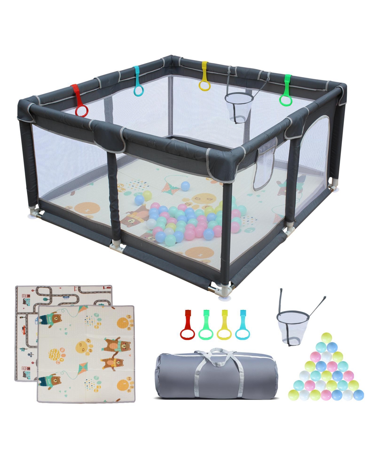 Click here for Streamdale Baby Playard Cloth Playpen for Indoor/O... prices