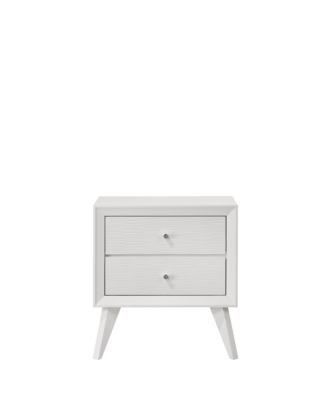 Simplie Fun Cerys Nightstand White Finish - Macy's