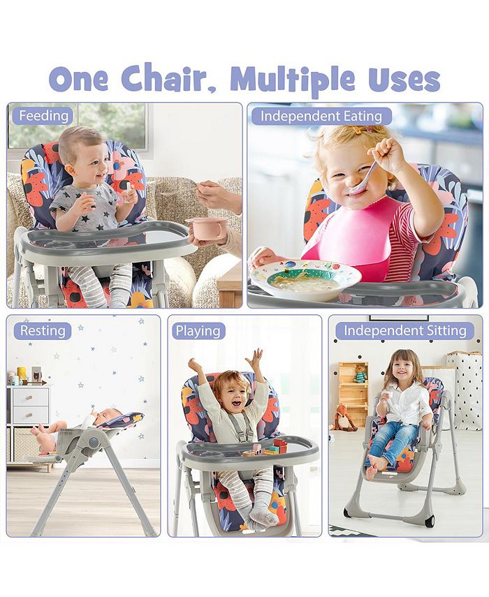Slickblue Toddler 3-In-1 Convertible Baby High Chair - Macy's