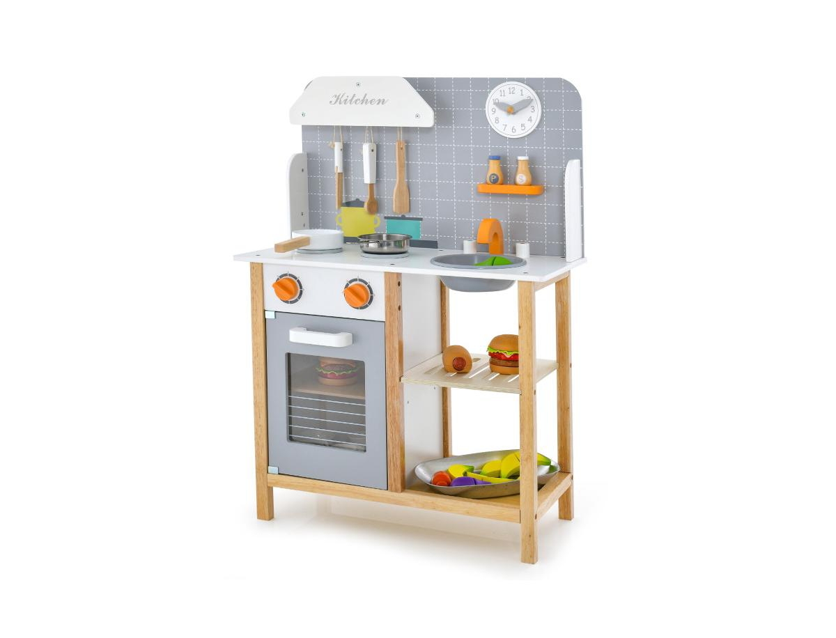 Click here for Slickblue Wooden Toddler Pretend Kitchen Set with... prices