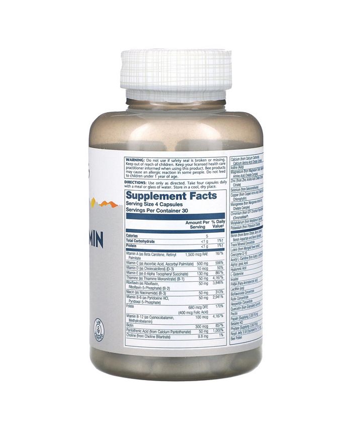 Solaray Spectro Multivitamin Man - 120 Capsules - Macy's