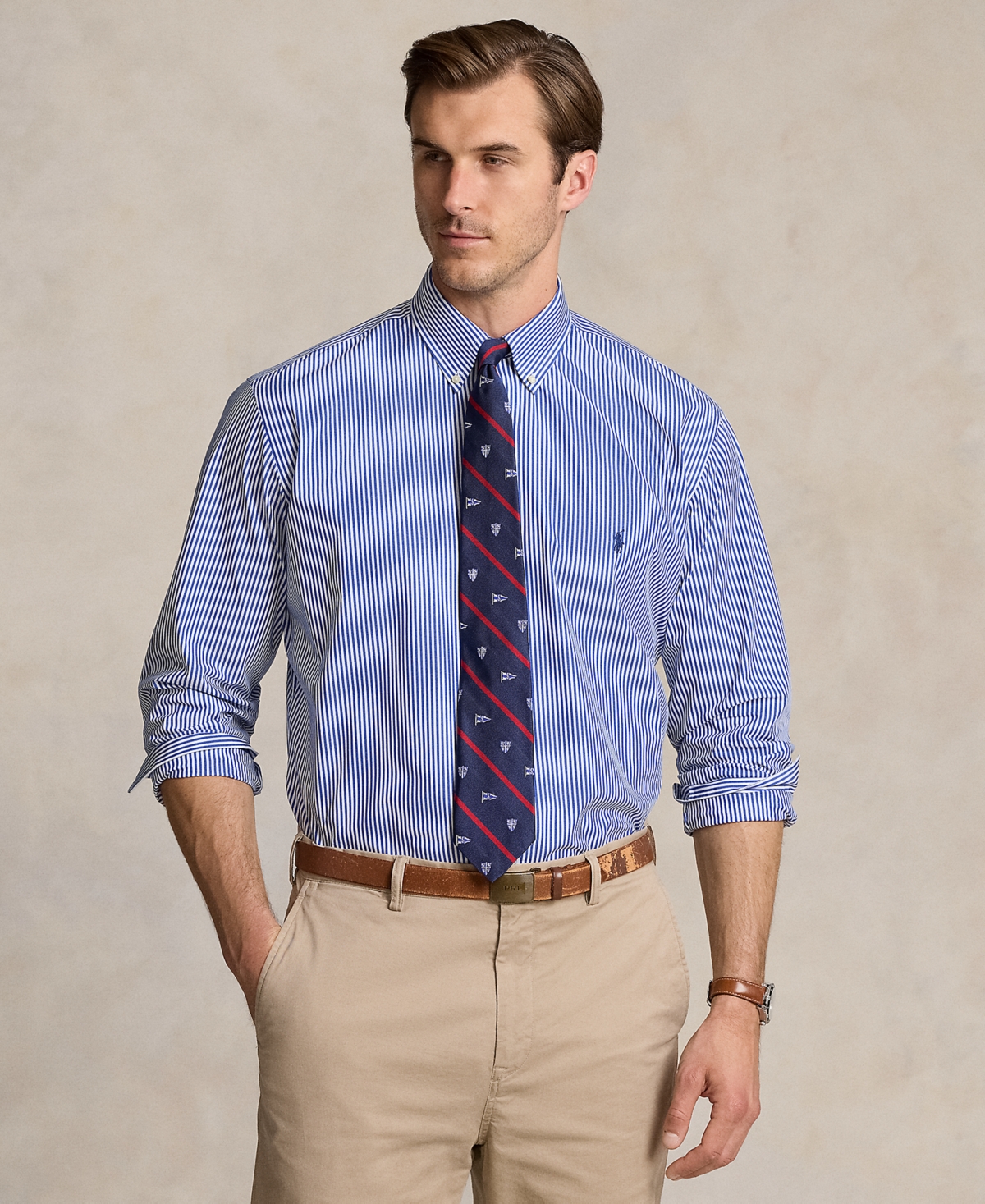 Click here for Polo Ralph Lauren Mens Big & Tall Poplin Sport Shi... prices
