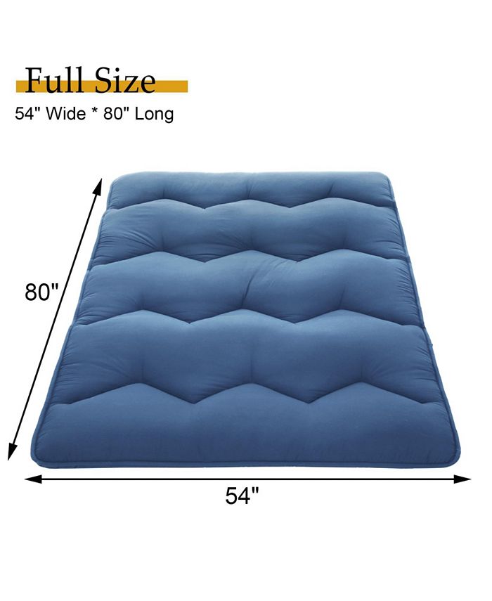 CAROMIO Futon Mattress Full Size, Floor Mattress Pad Portable Dorm ...