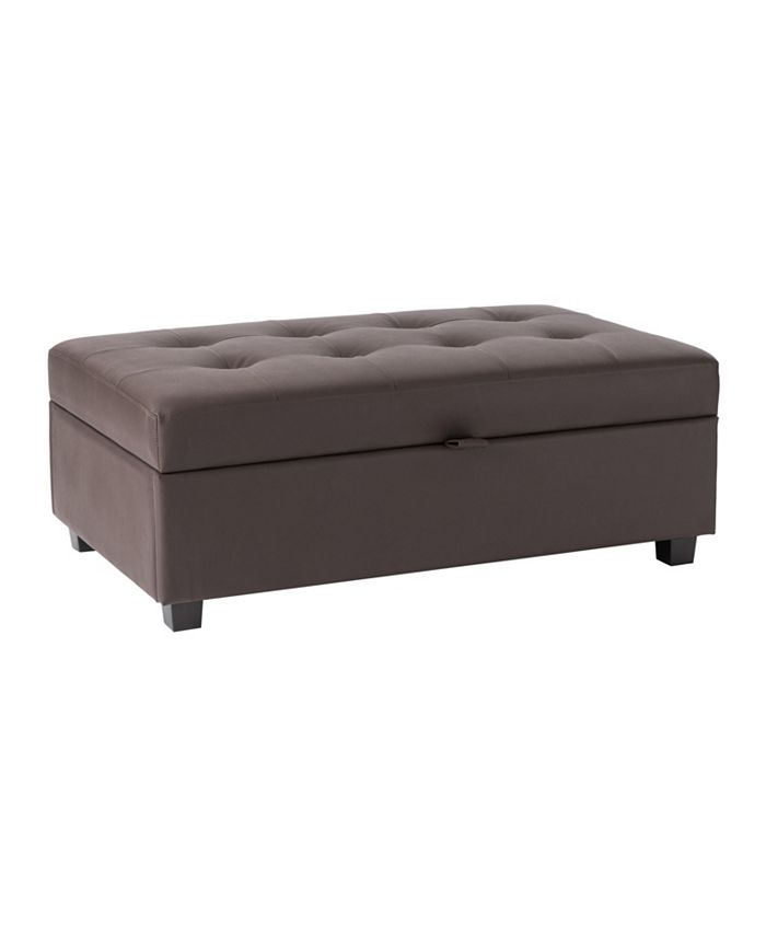 Amber & Emily Extra Large Storage Ottoman - Macy's