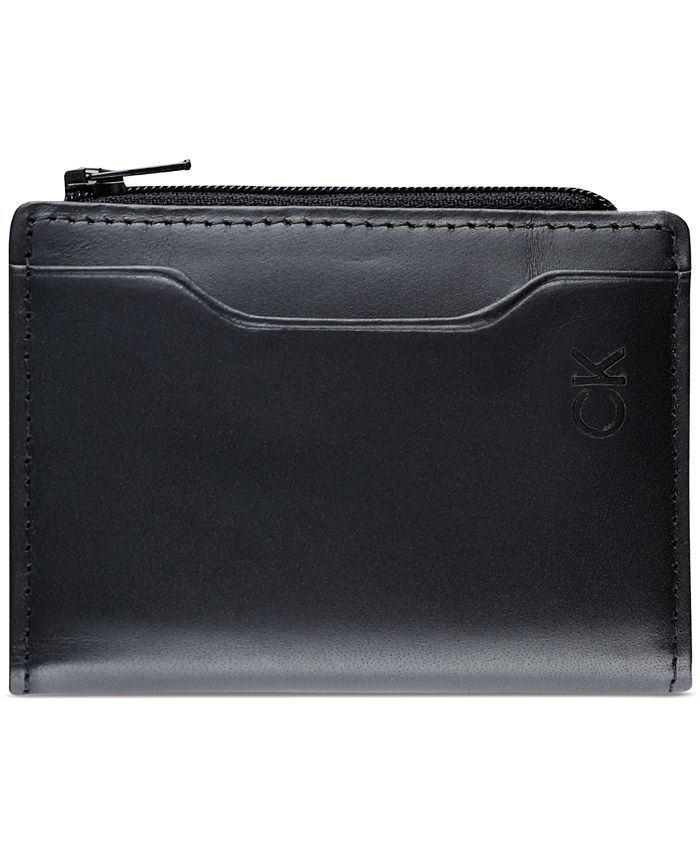 Calvin Klein Calvin Klen Men's Monogrammed CK Zip Wallet - Macy's