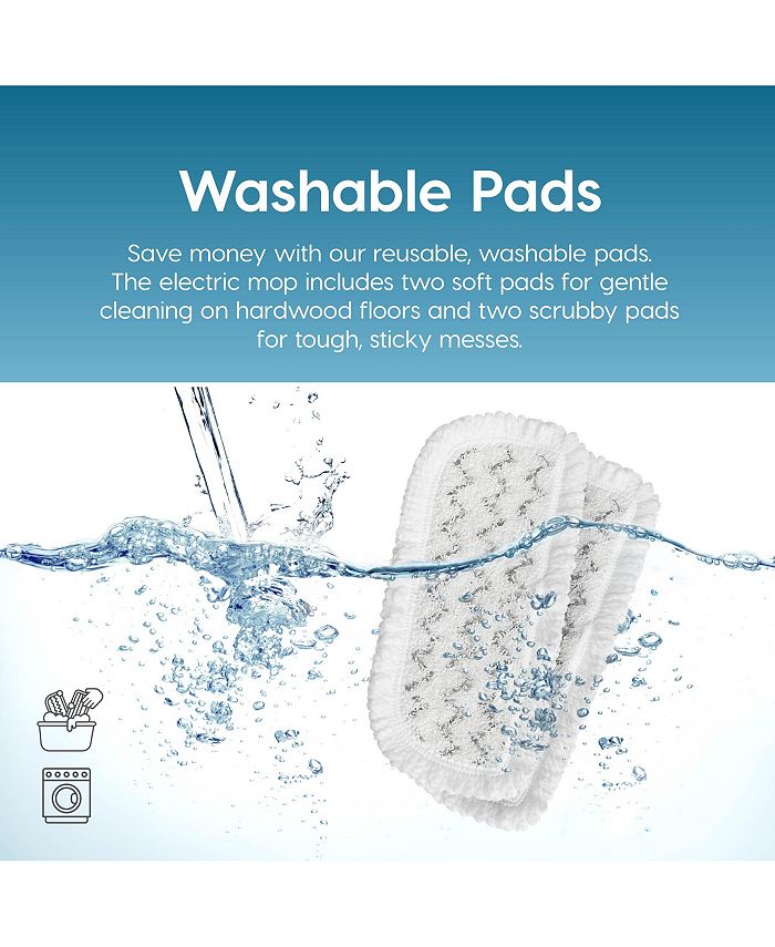 IRIS USA Rechargeable Cordless Electric Vibrating Mop with Water Spray ...