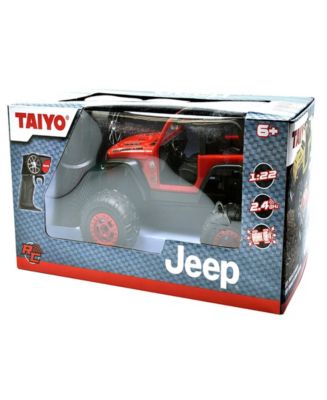 Toy Shock Jeep Red Wrangler Rubicon RC Car - Macy's