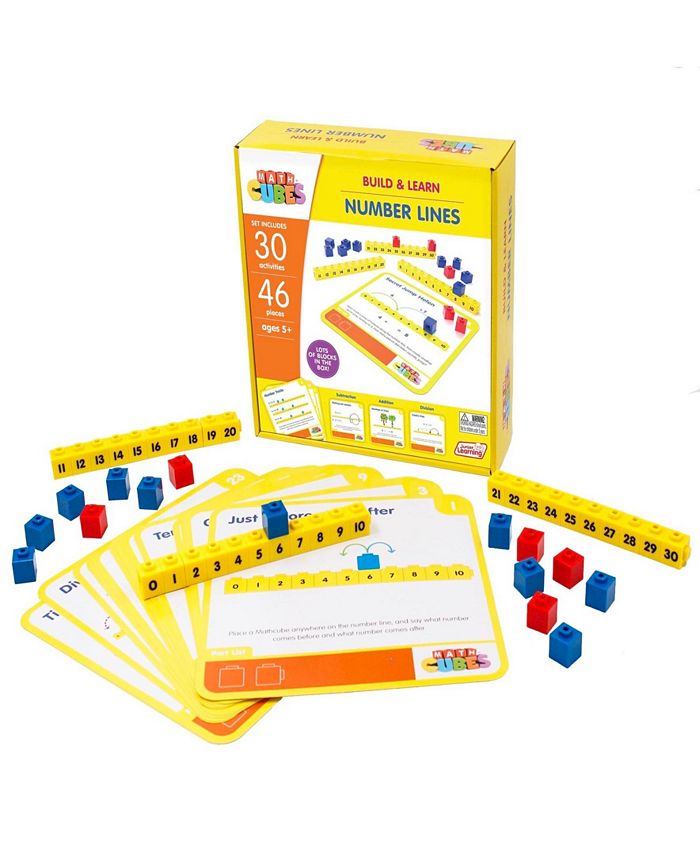 Junior Learning Mathcubes - Number Lines Activity Set - Macy's