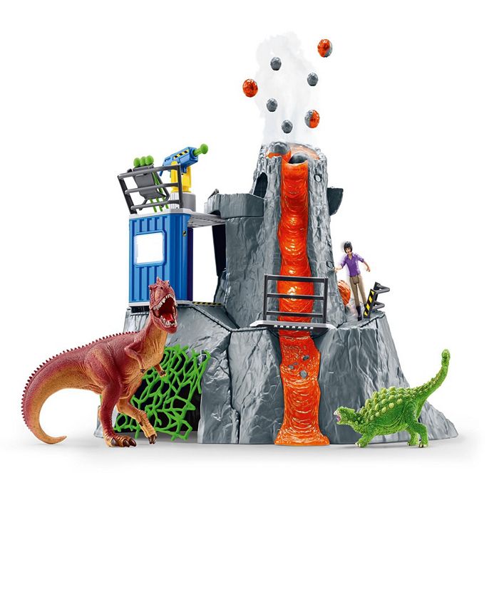Schleich Dinosaurs Volcano Expedition Base Camp Playset - Macy's