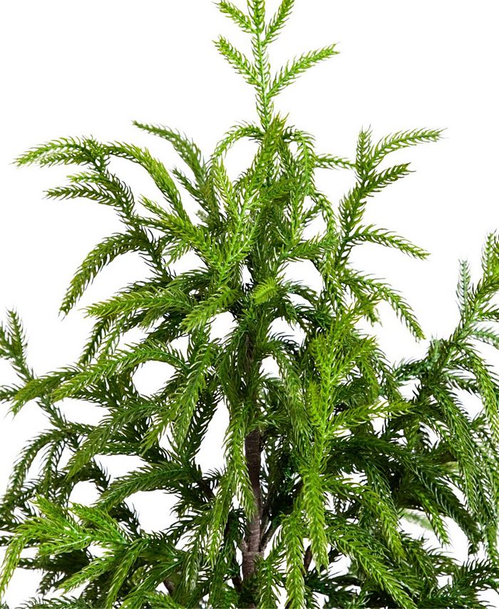 Nearly Natural 4ft. Artificial Norfolk Pine Tree - Macy's