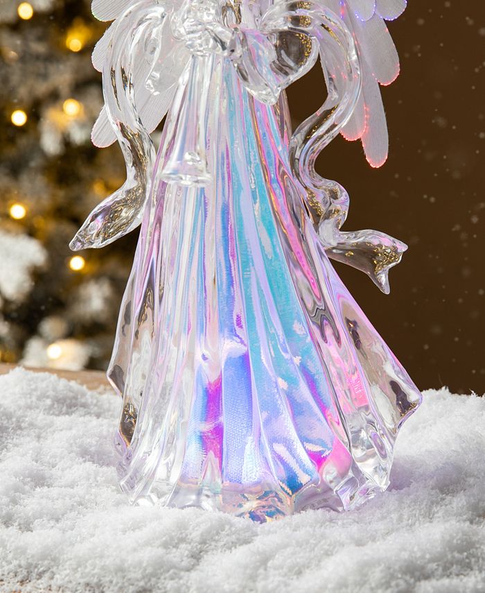 Glitzhome 12 H Acrylic Light Emitting Diode Color Changing Lighted ...