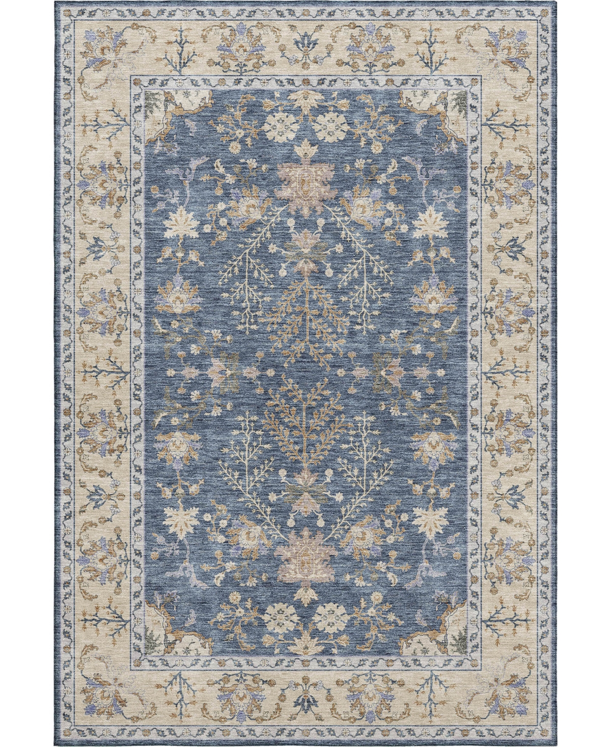 Click here for Dalyn Hatay Washable HY9 9x12 Area Rug - Blue prices