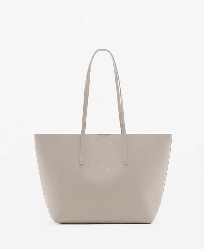 MANGO Women's Pebbled Effect Shopper Bag - Macy's