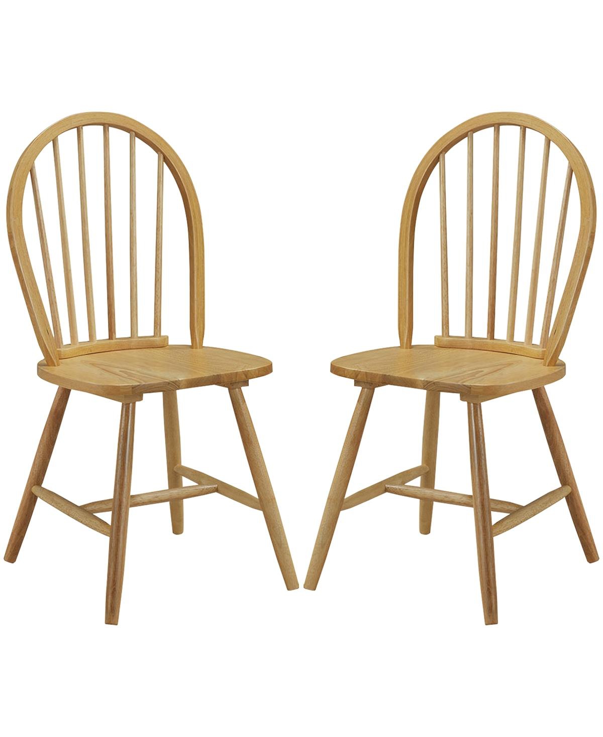 Click here for Set of 2 Windsor Dining Chairs with Spindle Backre... prices