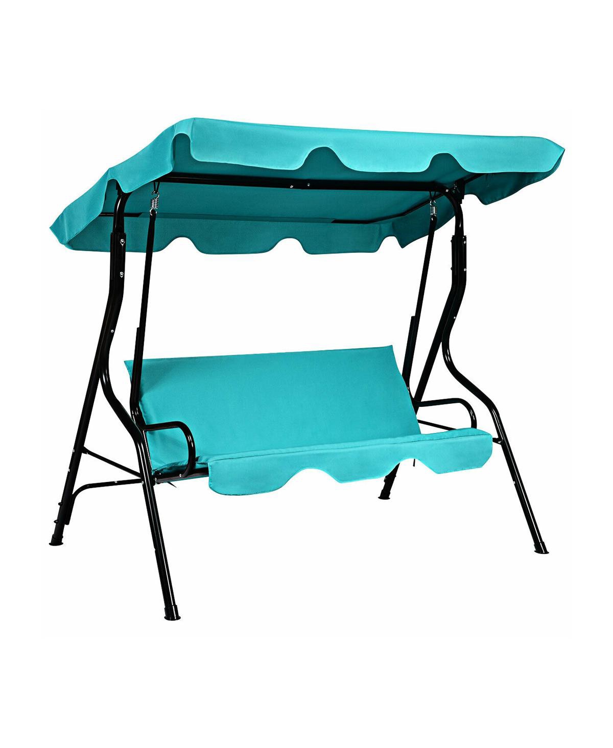 Click here for Slickblue 3 Seat Outdoor Patio Canopy Swing with C... prices