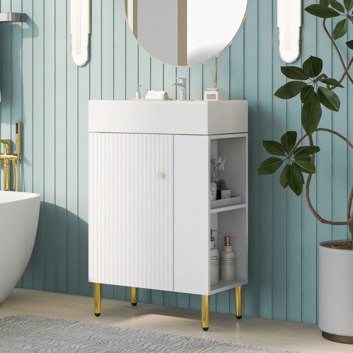 Click here for Streamdale 21.6" Bathroom Vanity Combo with S... prices