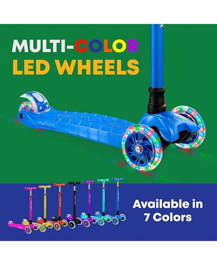 Lifemaster Kids Scooter – Children and Toddler 3 Wheel Kick Scooter ...