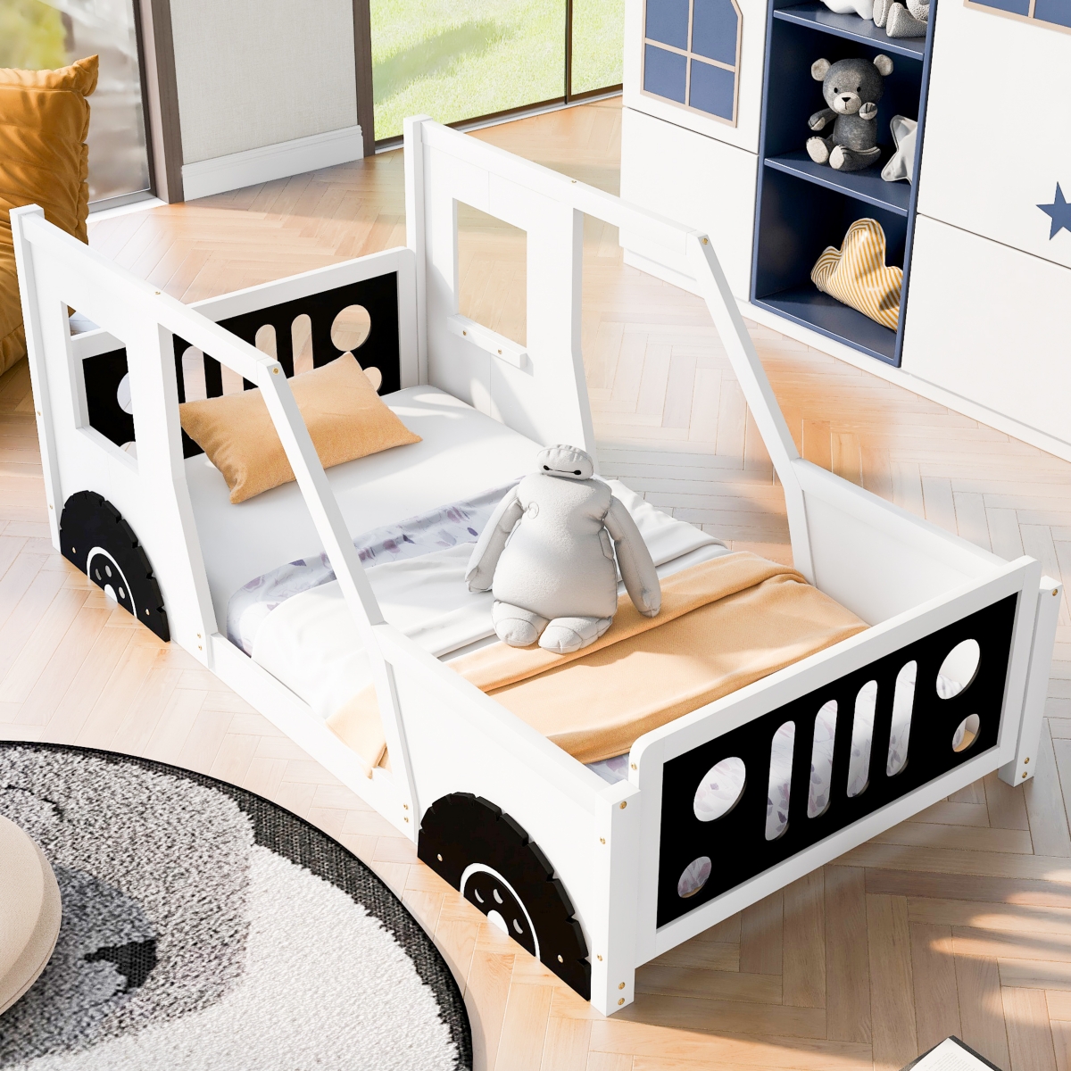 Click here for Streamdale Twin Size Classic Car-Shaped Platform B... prices