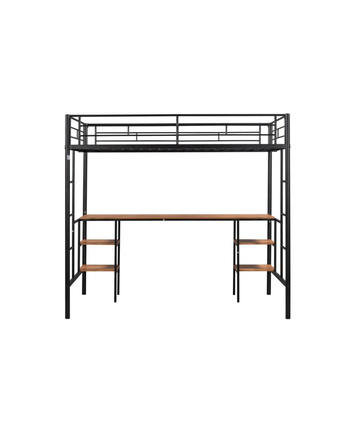 Click here for Simplie Fun Loft Bed With Table - Black prices