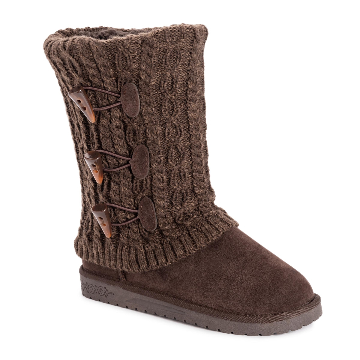 Click here for Muk Luks Womens Cheryl Boots - Brown/java prices