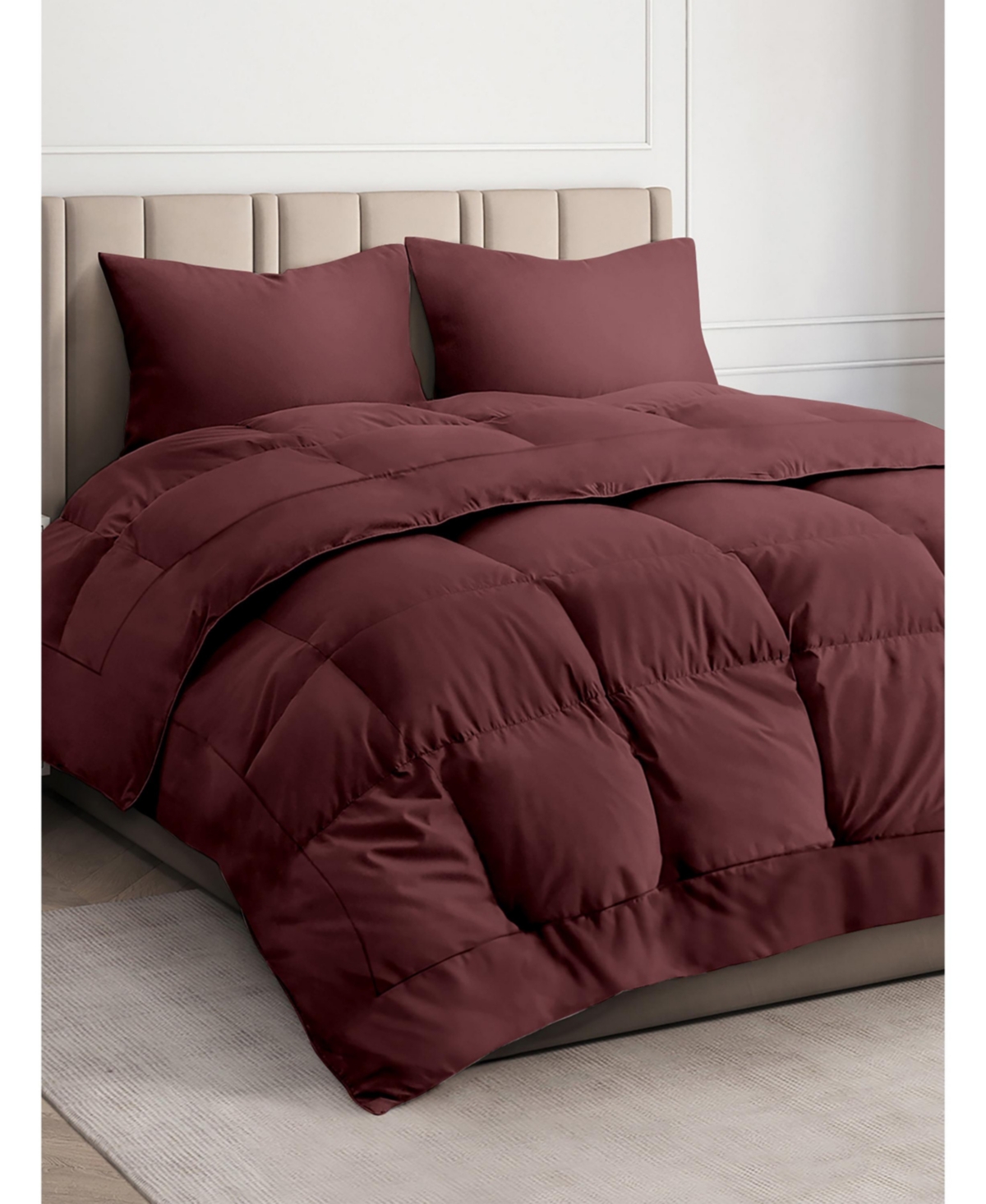 Click here for Premium Down Alternative Comforter - Queen - Burgu... prices
