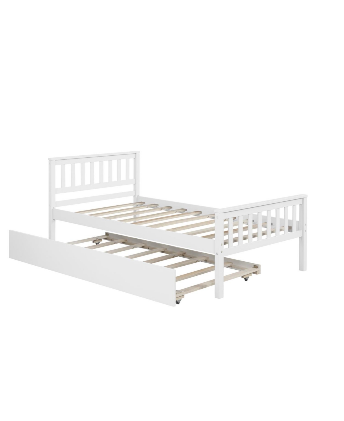 Click here for Twin Bed With Trundle  Platform Bed Frame With Hea... prices