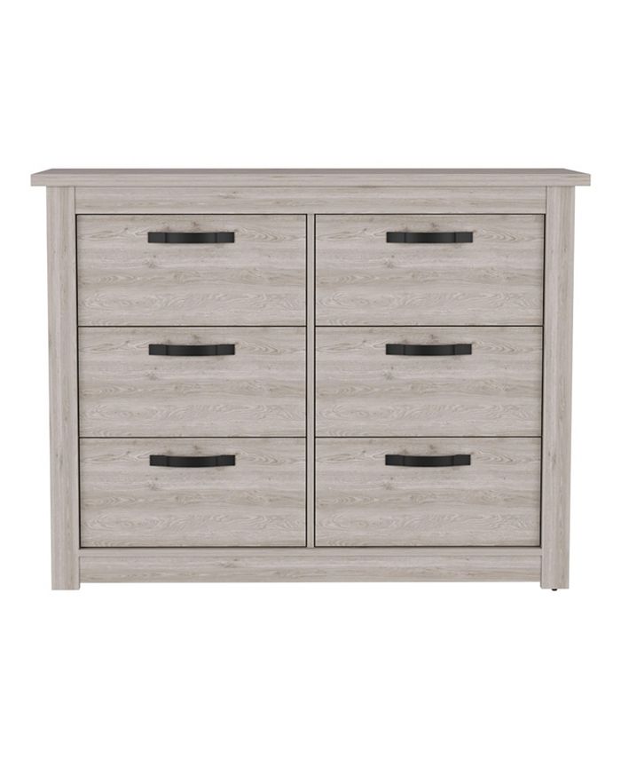 FM FURNITURE Westport Six Drawer Double Dresser - Macy's