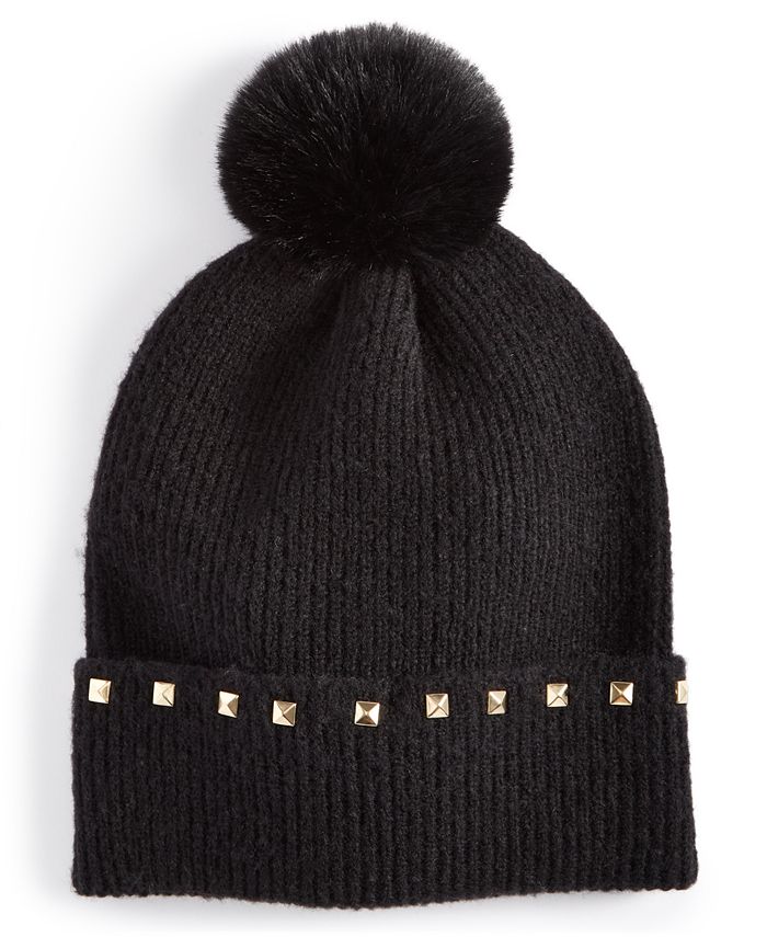 I.N.C. International Concepts Women's Studded Beanie, Created for Macy ...