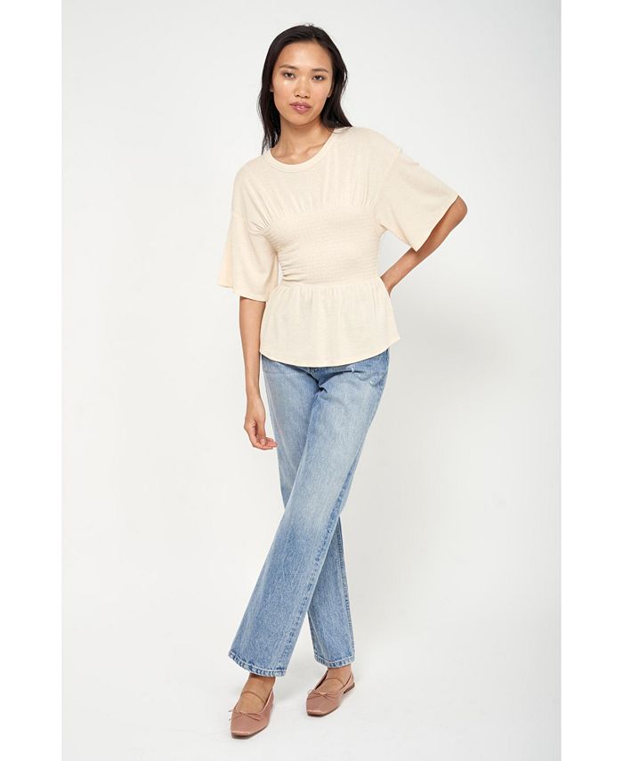 Joie Women's Helena 3/4 Sleeve Knit Top - Macy's