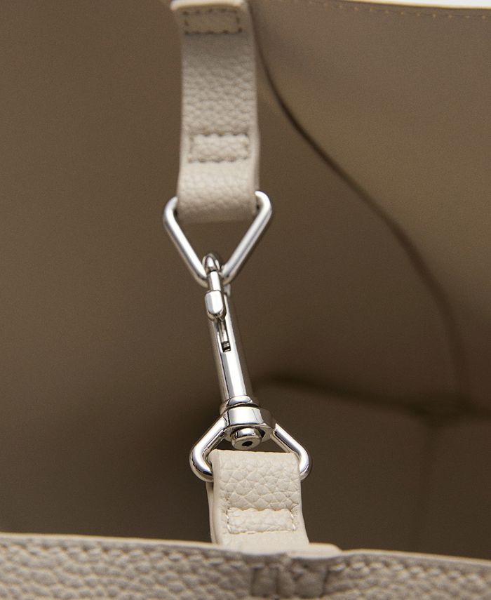 MANGO Women's Pebbled Effect Shopper Bag - Macy's