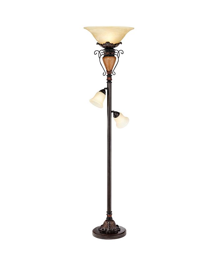 Regency Hill Vintage-like Traditional Torchiere Floor Lamp Tree 72 ...