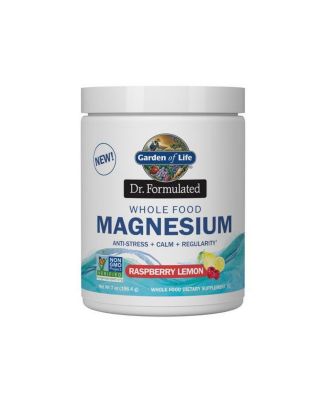 Garden of Life Dr. Formulated Magnesium Powder, Raspberry Lemon, 7 Oz ...