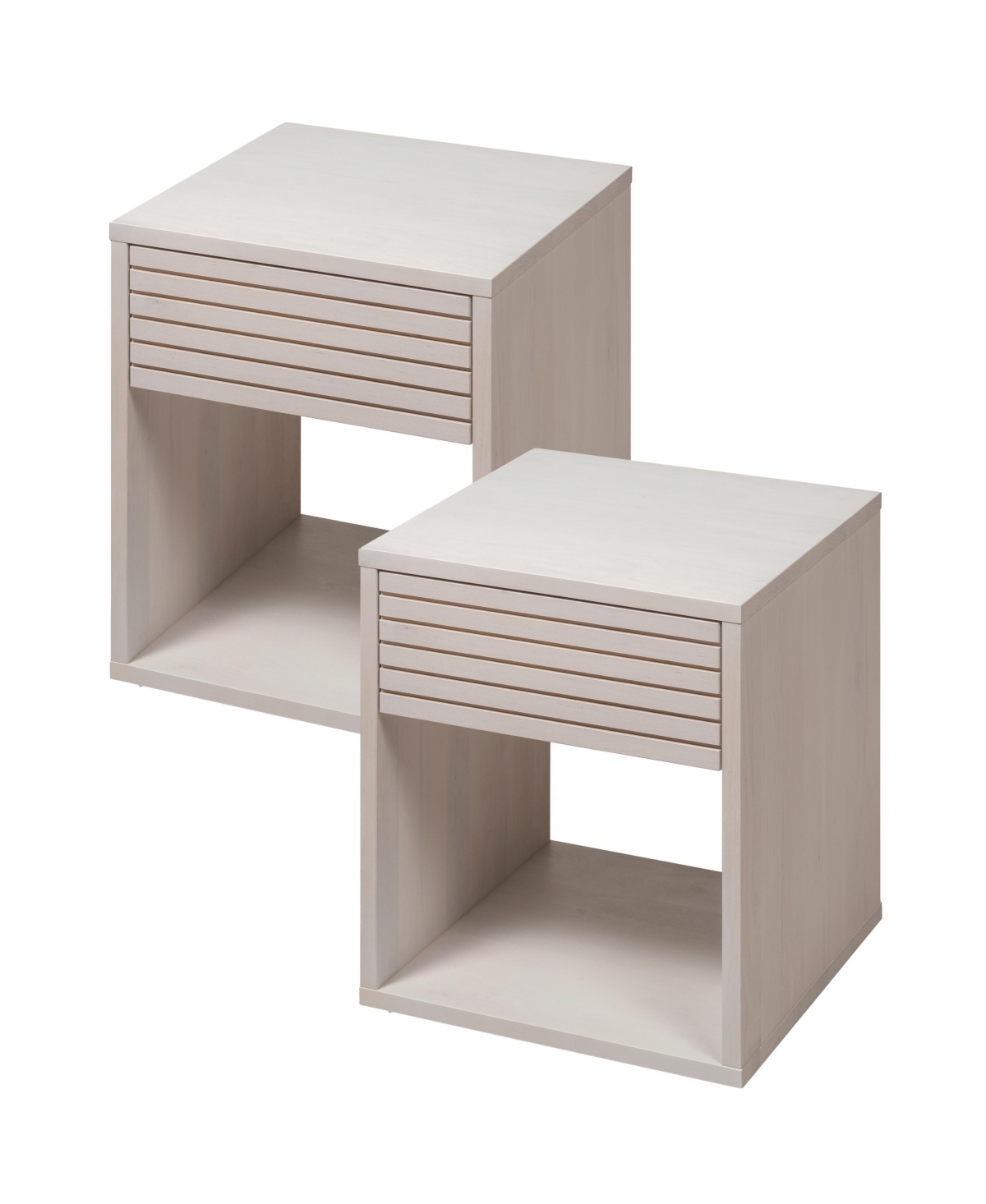 Click here for Woodek Floating Nightstand Set Of 2 Hardwood Night... prices