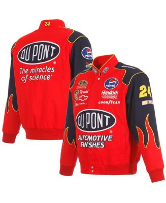 JH Design Men's Red Jeff Gordon DuPont Twill Driver Uniform Full-Snap ...